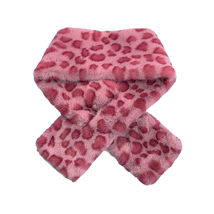 Lolita Pink Leopard Printing Scarf – nbsama