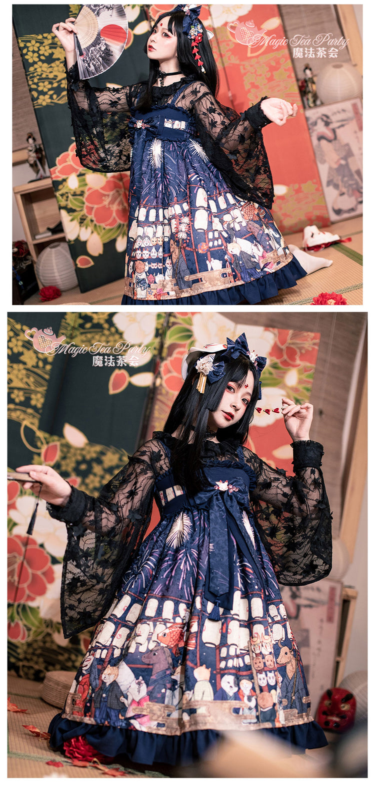 JSK♥Ready to Ship♥Hanabi Festival♥Sweet Lolita Dress – nbsama